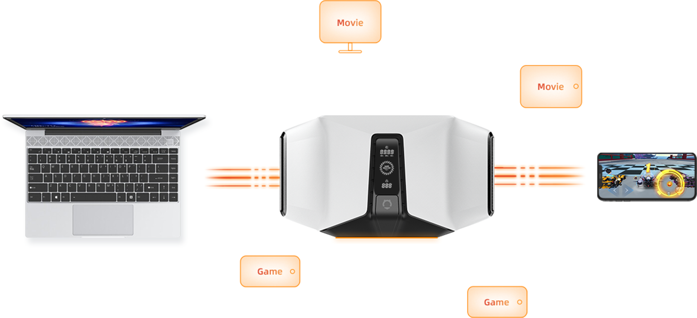 MIFON X1 电竞路由器星辰白 - MIFON